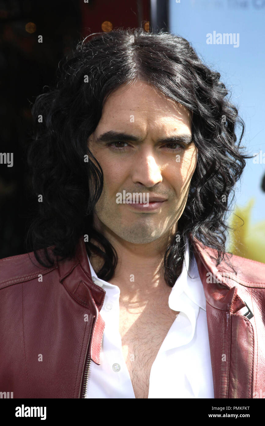 Russell Brand at the premiere of Universal Pictures' "HOP." Arrivals ...