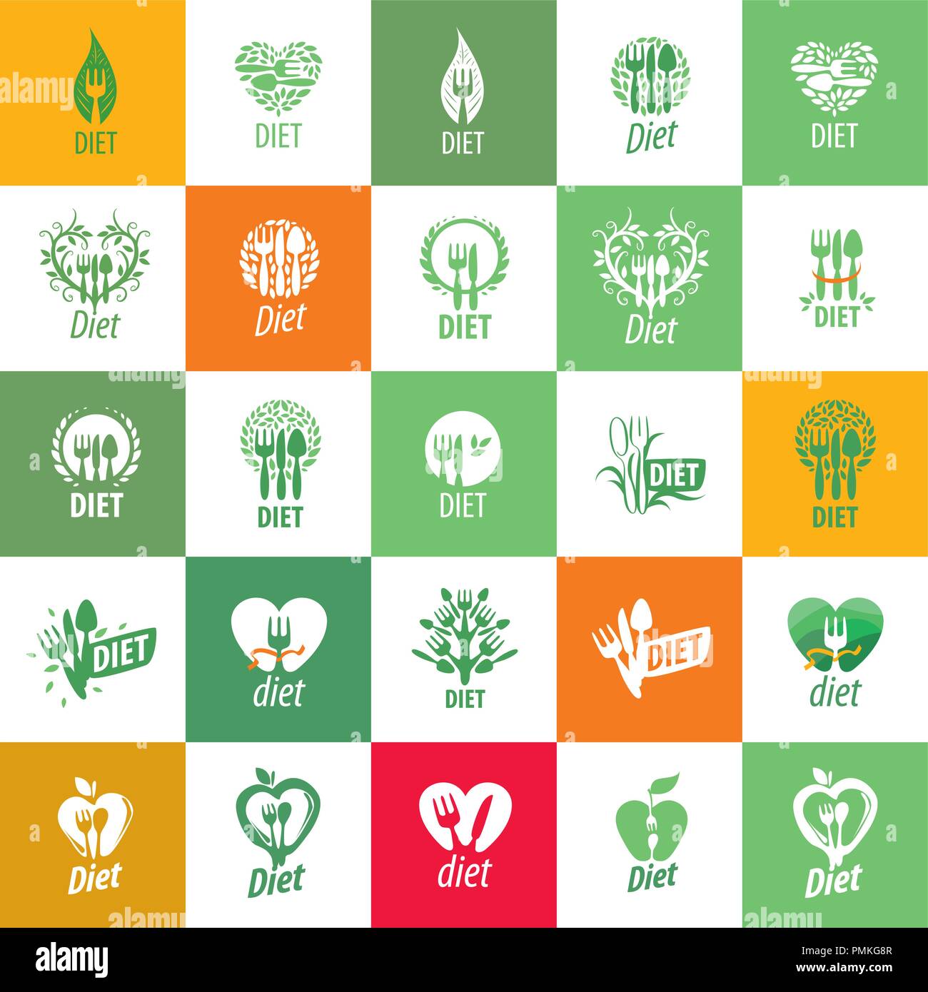 vector logo for diet Stock Vector Image & Art - Alamy