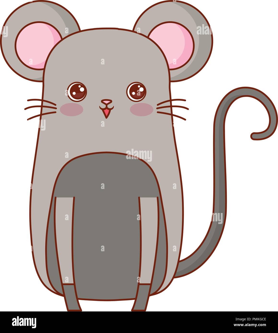 cute mouse icon over background, vector illustration Stock Vector Image ...