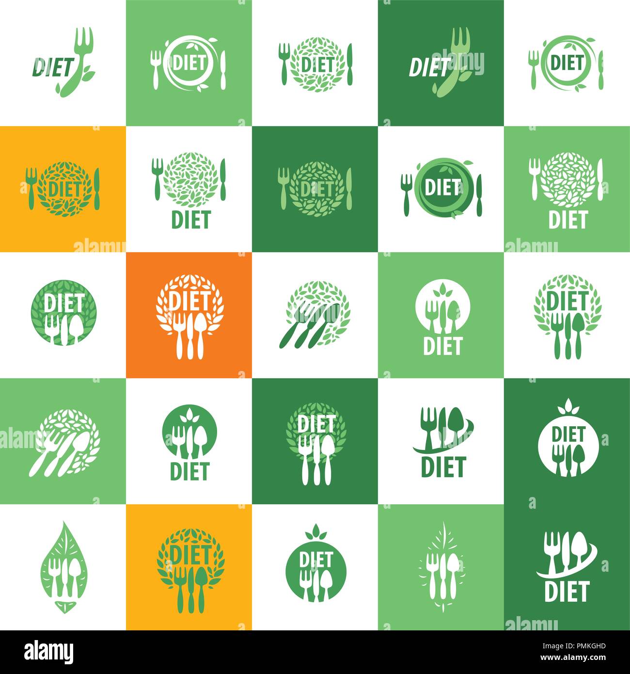 vector logo for diet Stock Vector Image & Art - Alamy