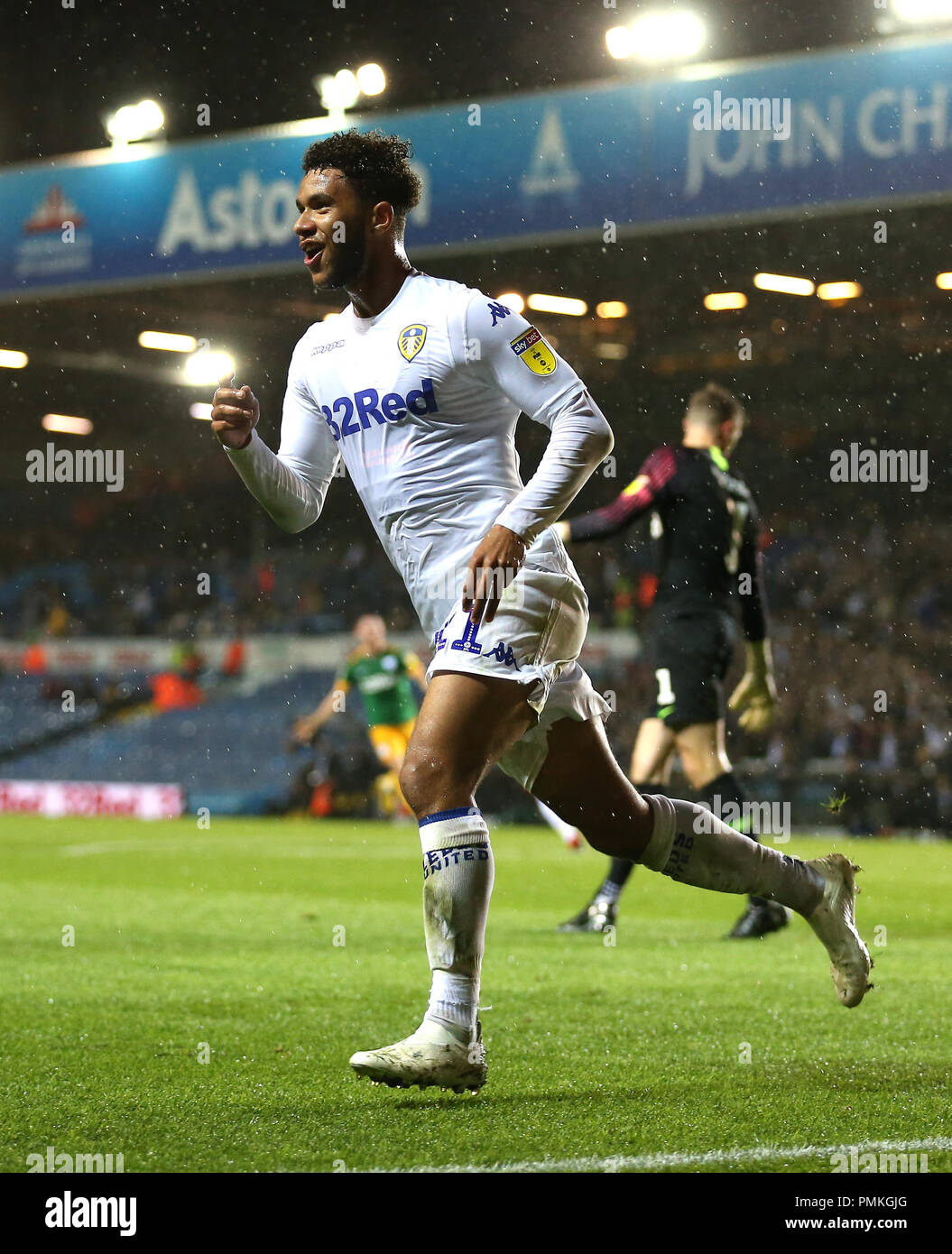 Leeds uniteds tyler roberts celebrates hi-res stock photography and ...