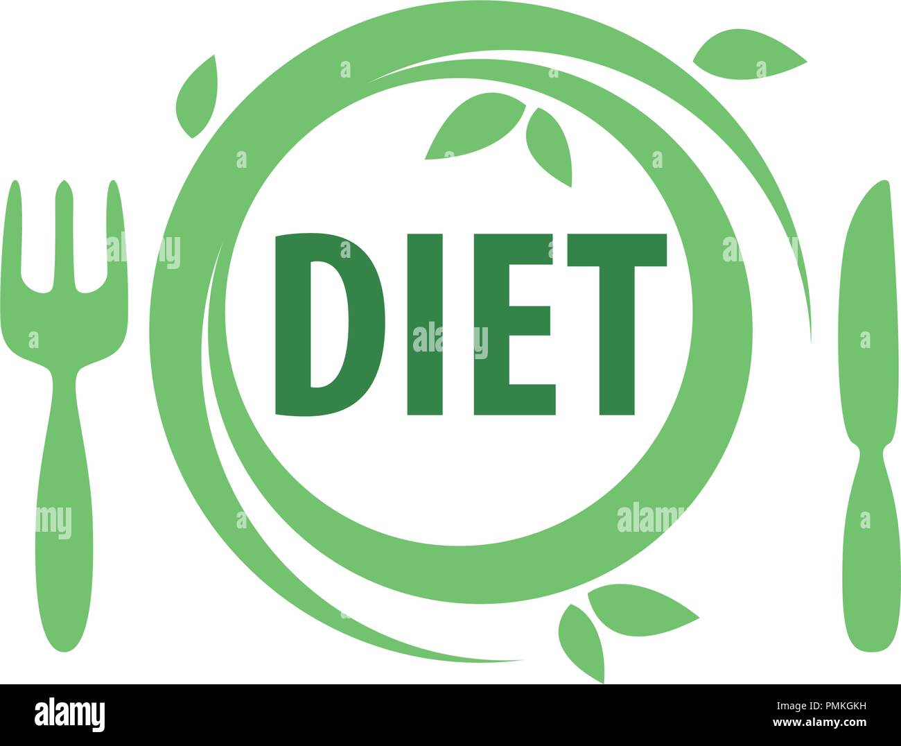 vector logo for diet Stock Vector Image & Art - Alamy