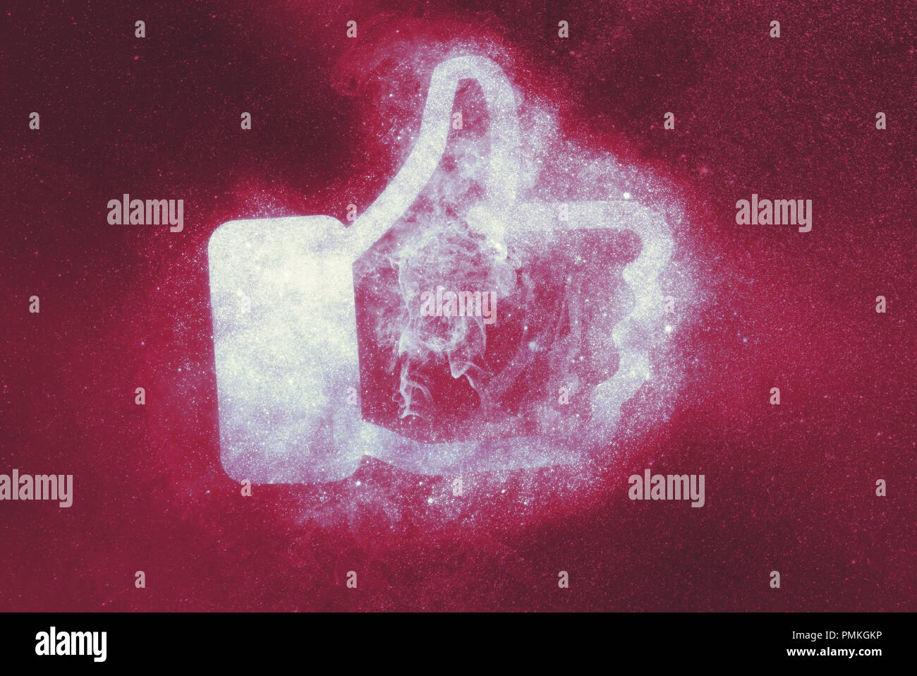 Like sign, Like symbol. Abstract background Stock Photo - Alamy