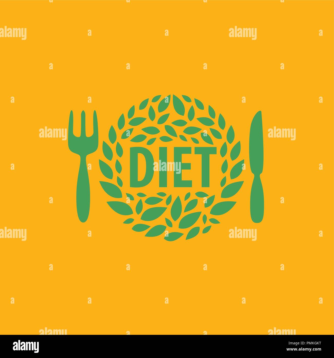 vector logo for diet Stock Vector Image & Art - Alamy