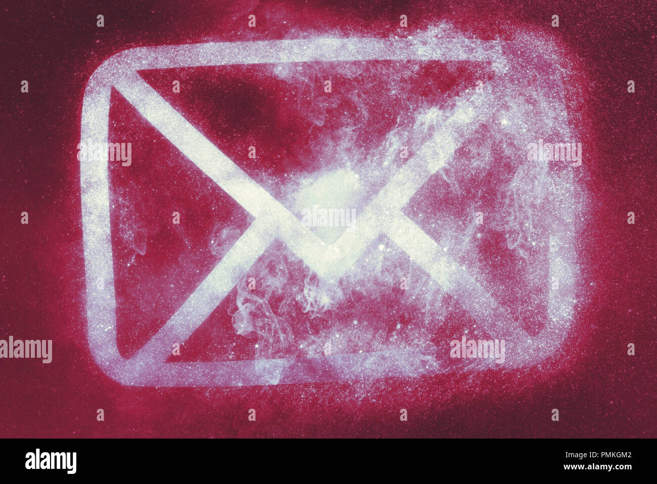 Mail sign, Mail symbol. Abstract background Stock Photo - Alamy