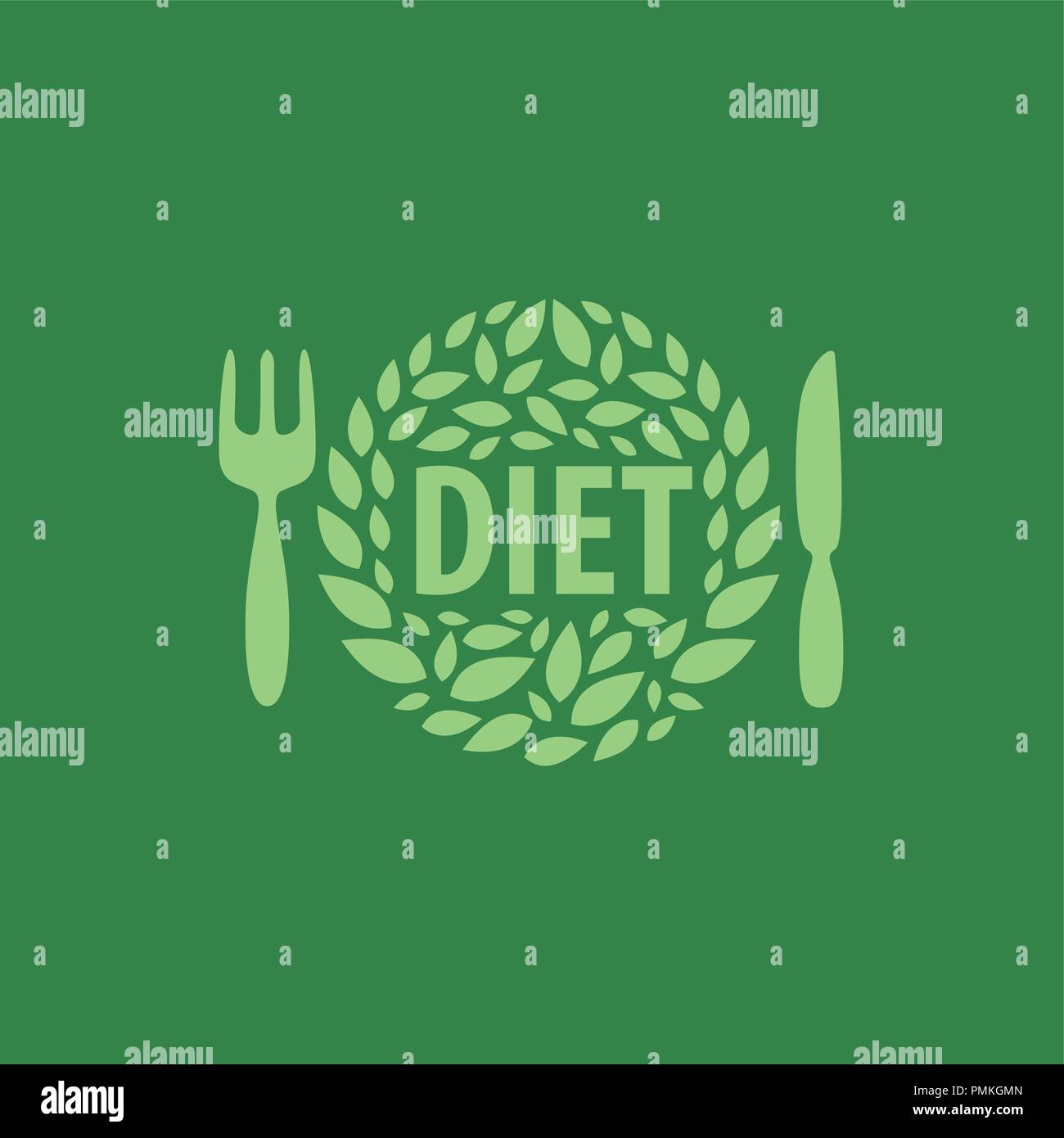 vector logo for diet Stock Vector Image & Art - Alamy