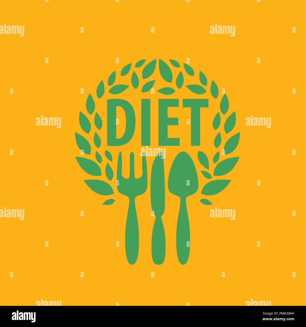 vector logo for diet Stock Vector Image & Art - Alamy