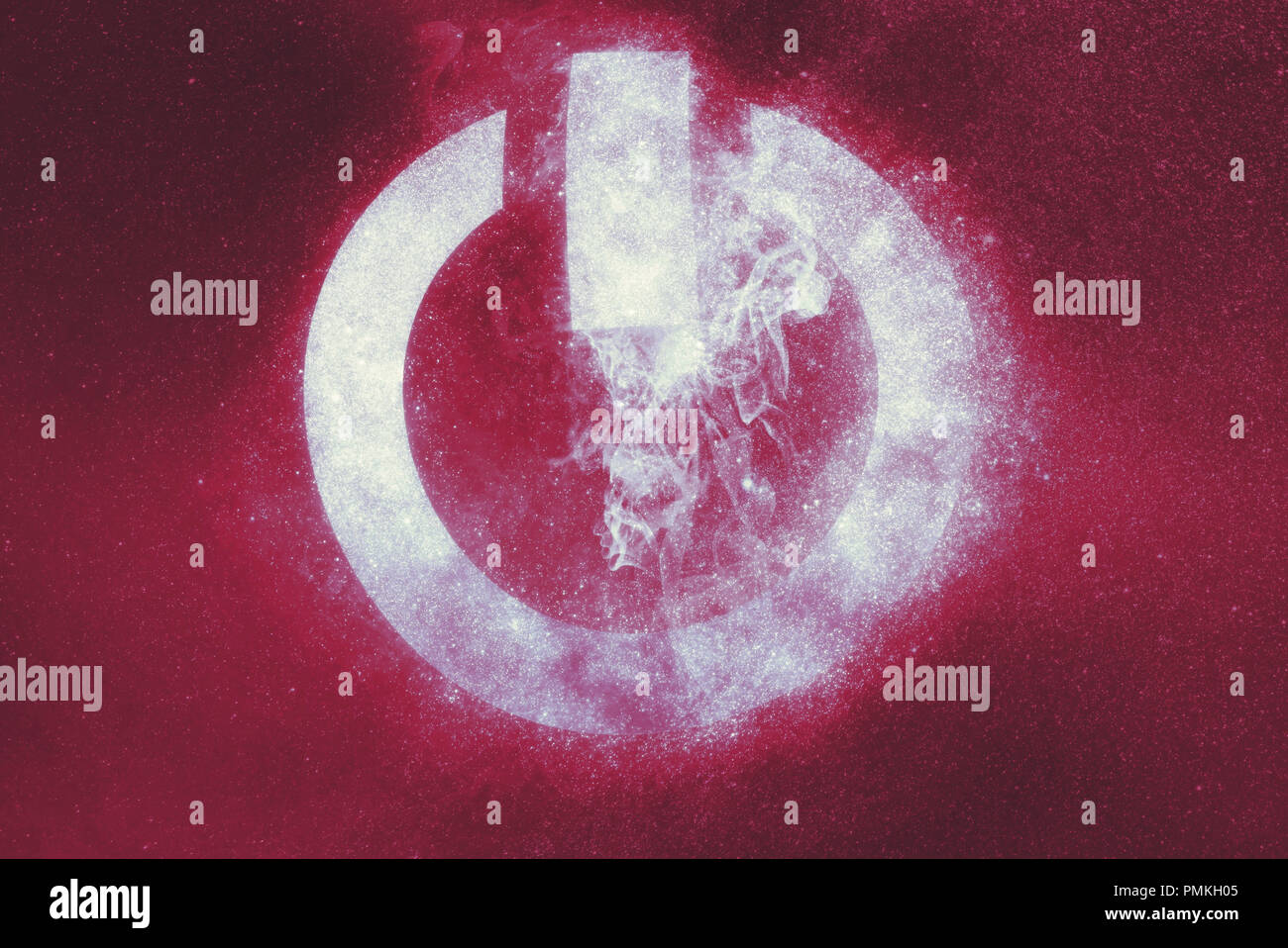 Power button sign, Power Button symbol. Abstract background Stock Photo ...