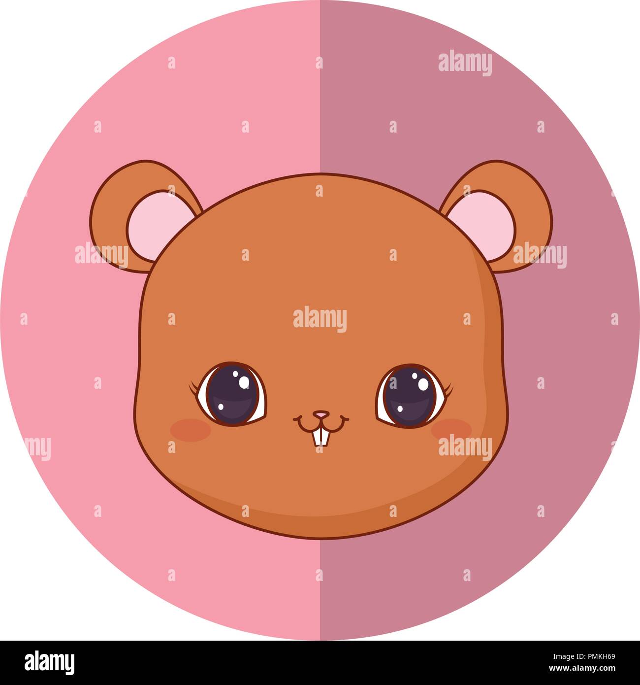 cute squirrel icon over background, vector illustration Stock Vector ...