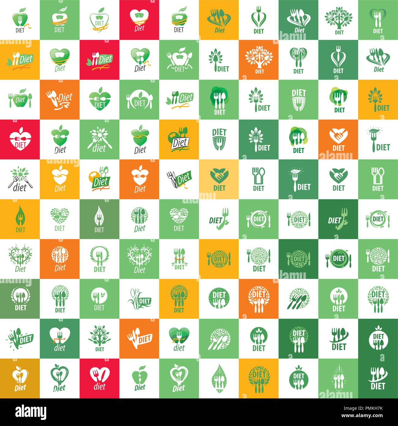 vector logo for diet Stock Vector Image & Art - Alamy