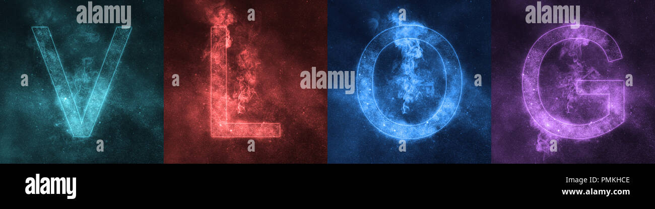 Video tutorial text lettering hi-res stock photography and images - Alamy