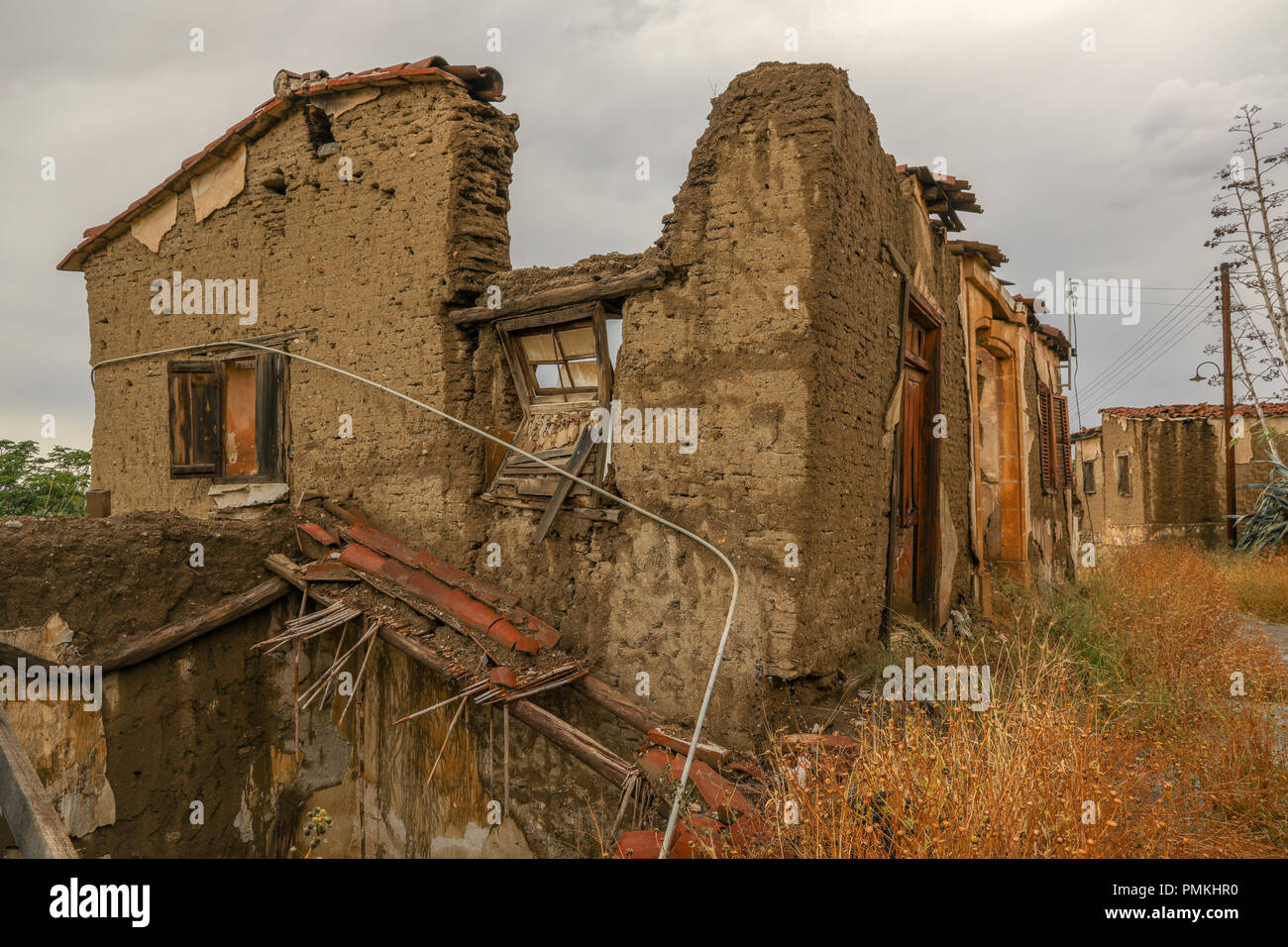 Ledra Street, part of the green line buffer zone patrolled by the U.N ...