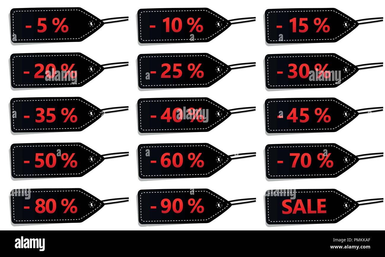 Black friday labels collection hi-res stock photography and images - Alamy