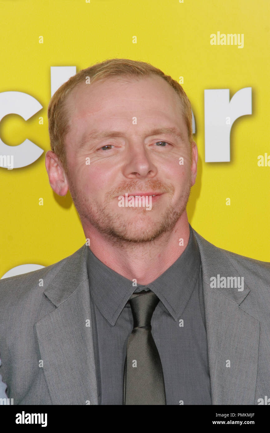 Simon Pegg at the Premiere of Universal Pictures' "Paul". Arrivals held ...
