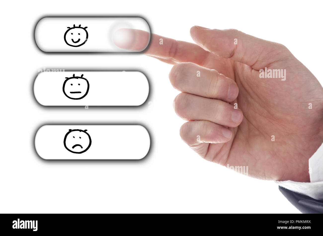 Choosing smiley hi-res stock photography and images - Alamy