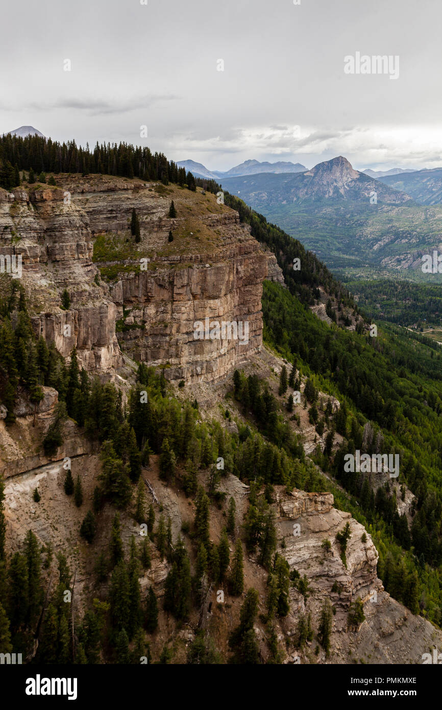 Sedimentary cliff walls are an abundant feature where the Colorado ...
