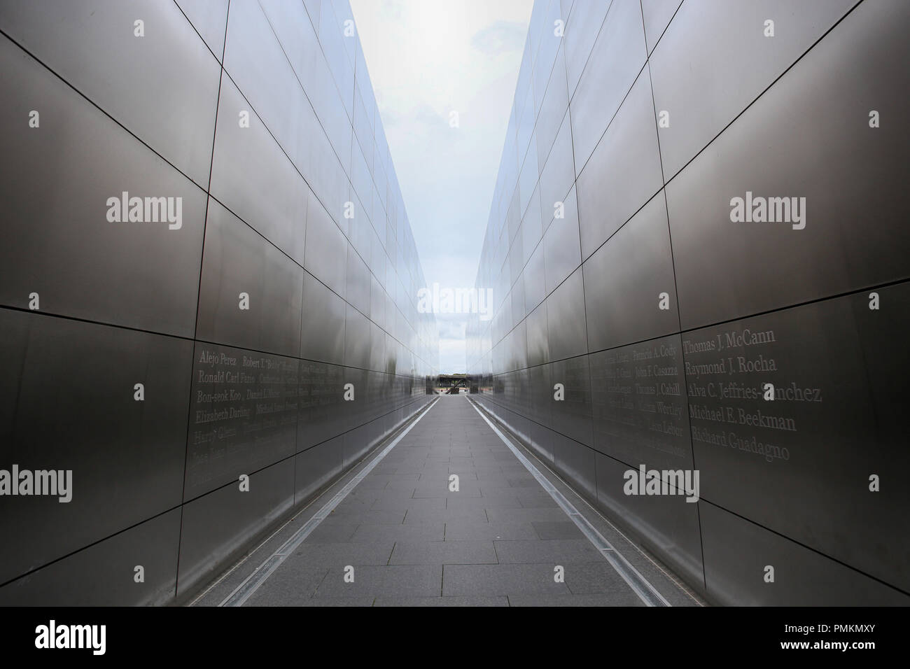 New Jersey, USA - August 19, 2018: Empty Sky Memorial New York City in Jersey City, It's located ...