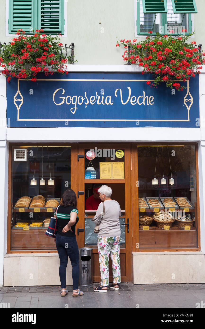 Bakery in Sibiu, Romania Stock Photo - Alamy