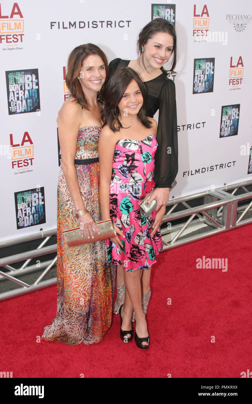 Bailee Madison and family at the Los Angeles Premiere of Film District ...