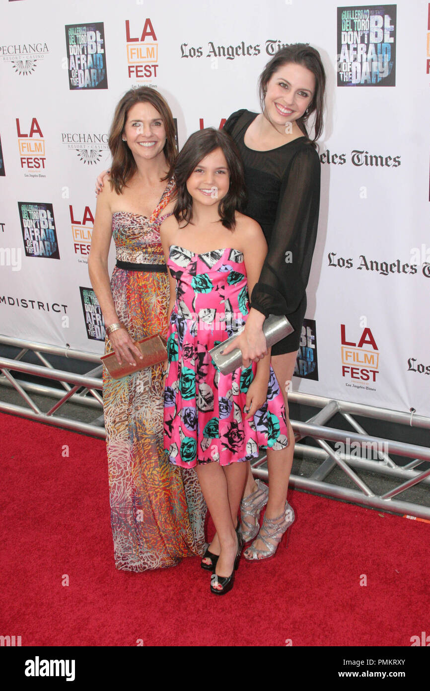 Bailee Madison and family at the Los Angeles Premiere of Film District ...