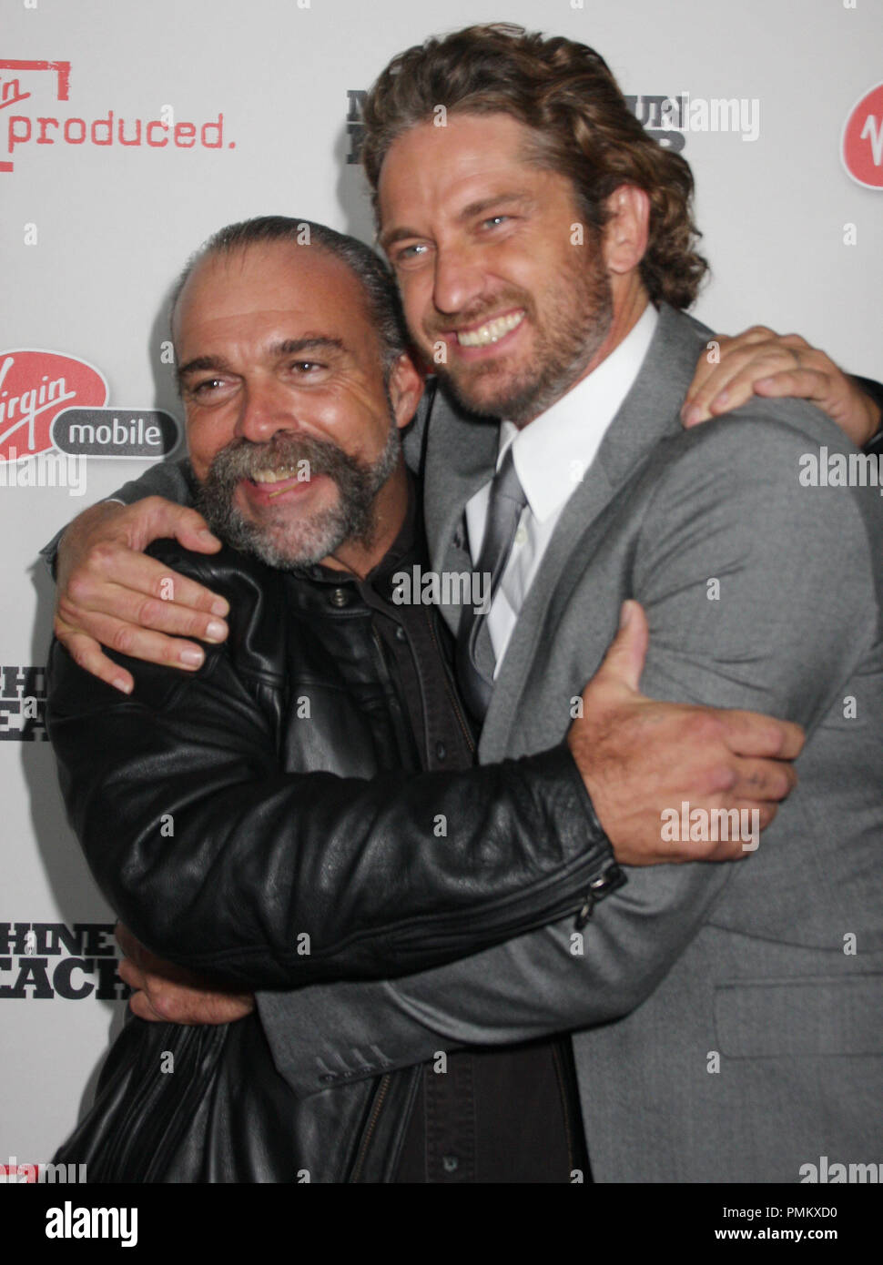 (l-r) Sam Childers and Gerard Butler at the Los Angeles Premiere of ...