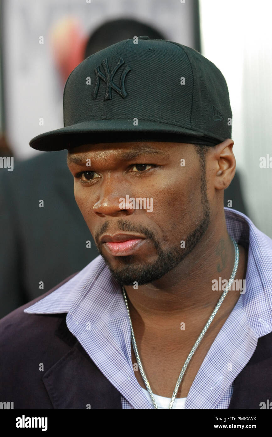 Curtis "50 Cent" Jackson at the World Premiere of DreamWorks Pictures ...