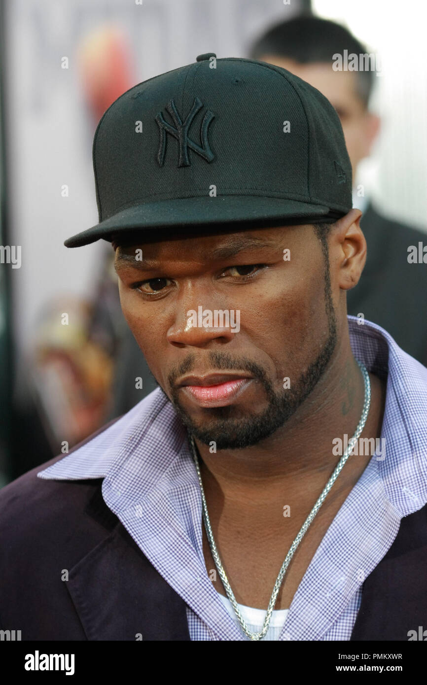 Curtis "50 Cent" Jackson at the World Premiere of DreamWorks Pictures ...