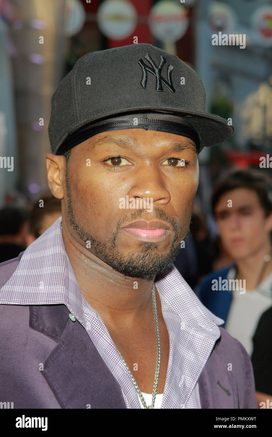 Curtis "50 Cent" Jackson at the World Premiere of DreamWorks Pictures ...