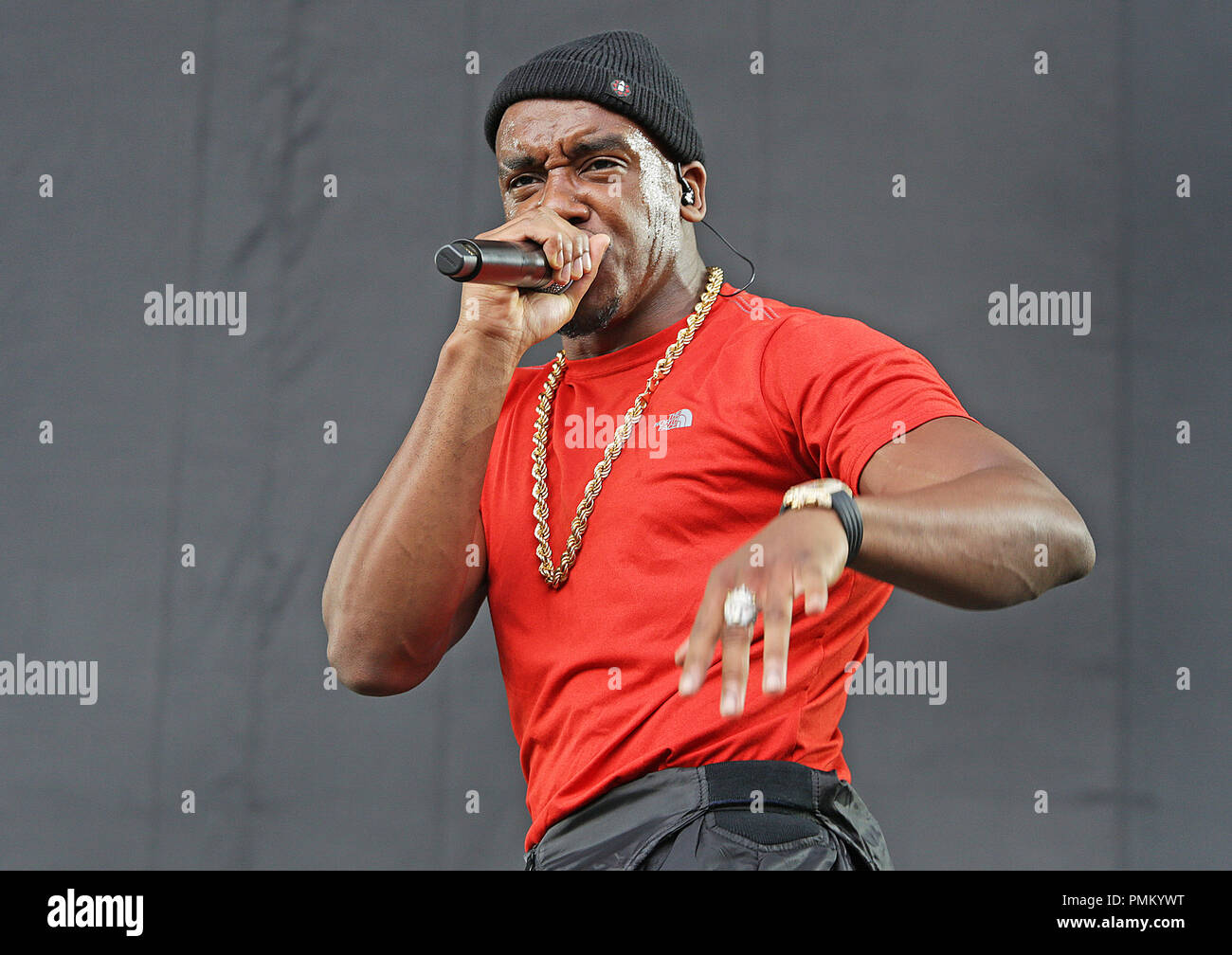 Bugzy Malone Performing at Manchester Old Trafford Cricket Ground ...