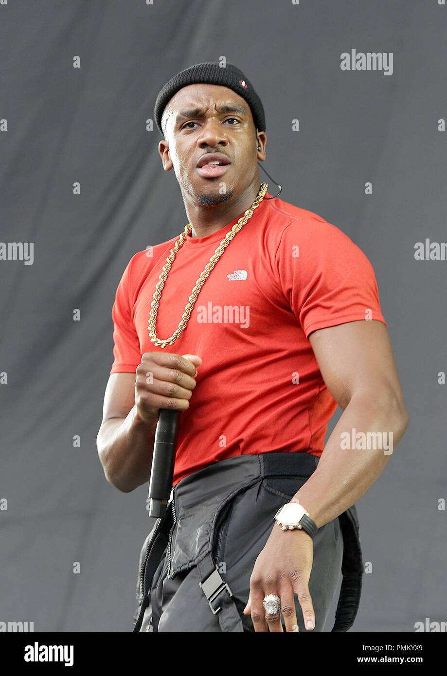 Bugzy Malone Performing at Manchester Old Trafford Cricket Ground ...