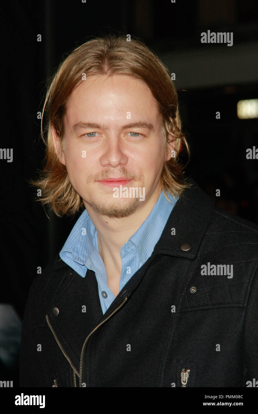 Christoph Sanders at the Premiere of Regency's "In Time". Arrivals held ...