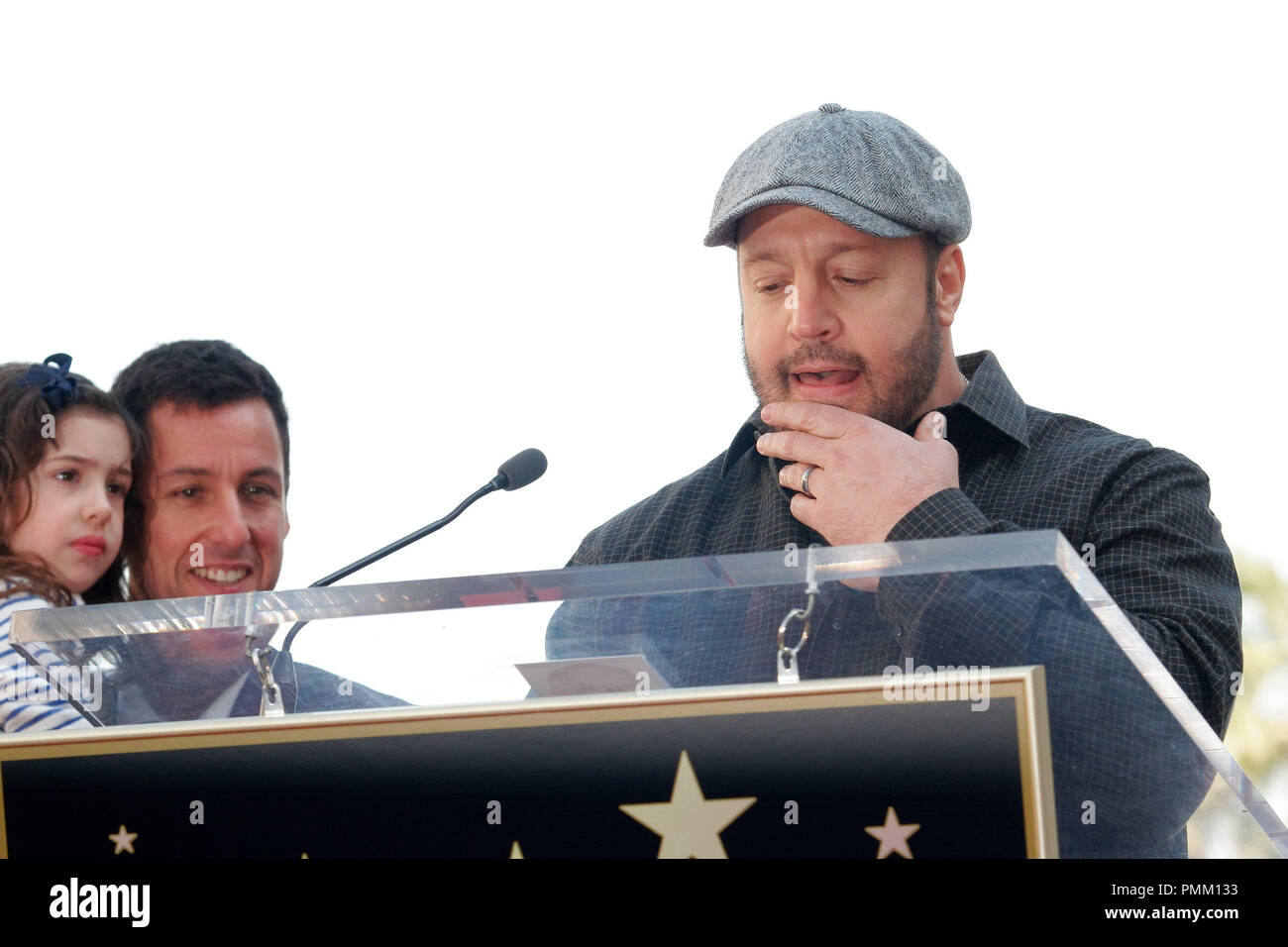 Kevin James at the Hollywood Chamber of Commerce ceremony to honor Adam ...
