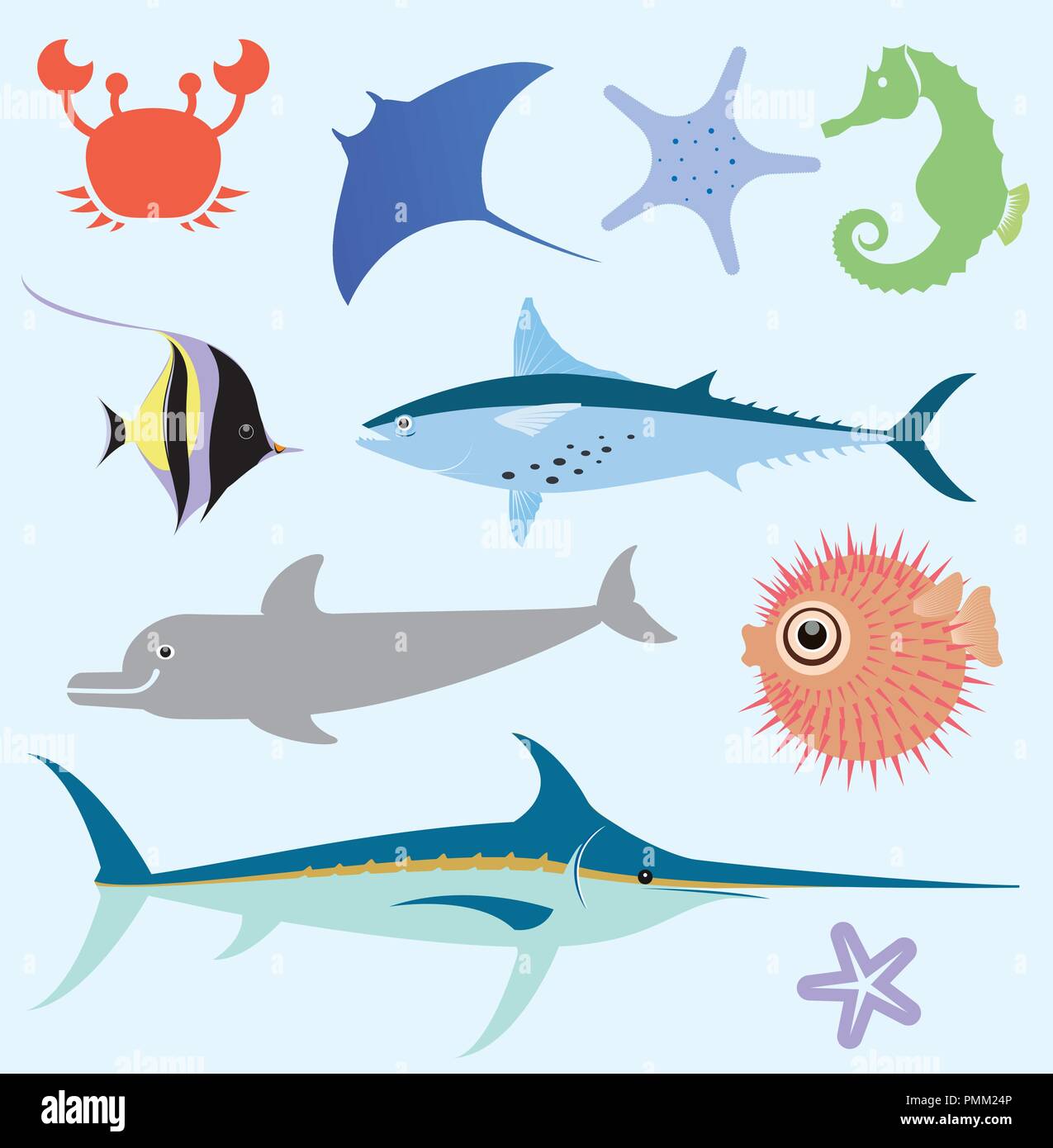 Sea Graphic Design Vector