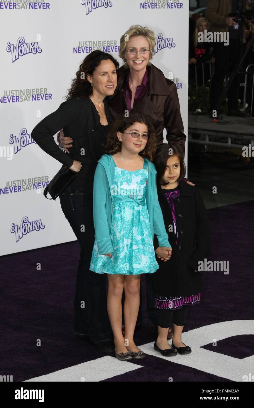 Dr. Lara Embry, Jane Lynch and family at the Los Angeles Premiere of ...