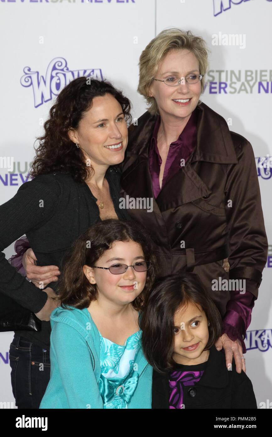 Dr. Lara Embry, Jane Lynch and family at the Los Angeles Premiere of ...