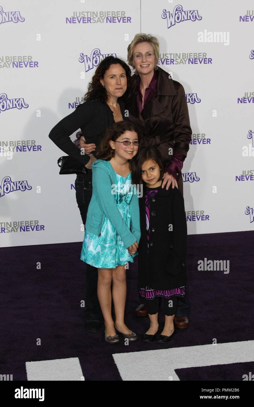 Dr. Lara Embry, Jane Lynch and family at the Los Angeles Premiere of ...