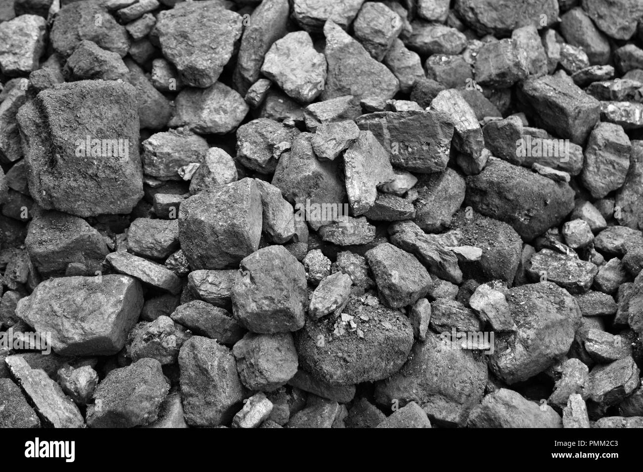 Pile of industrial coal, photo of coal mine background, texture Stock ...