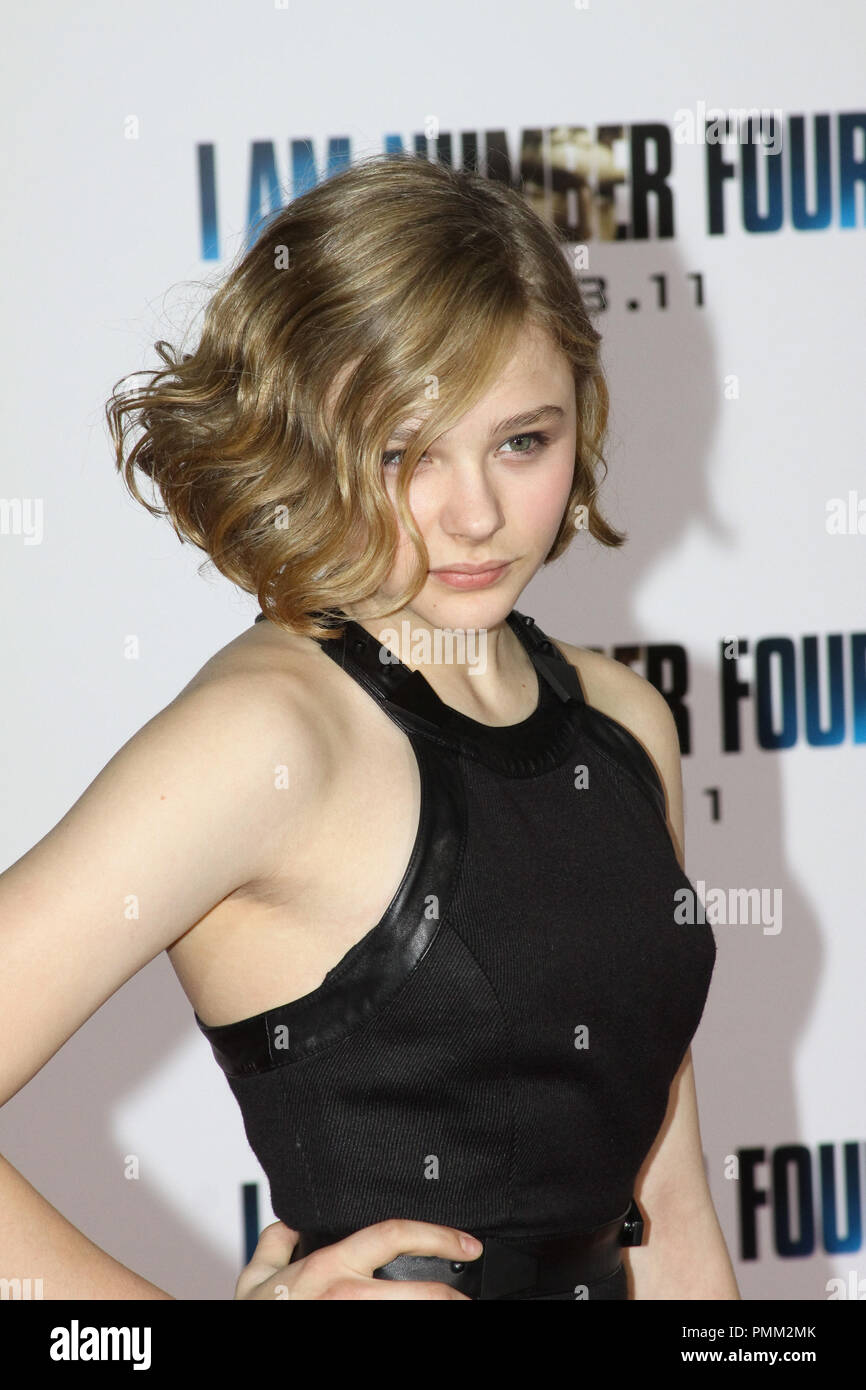 Chloe Moretz at the Dreamworks Pictures' premiere of "I Am Number Four ...