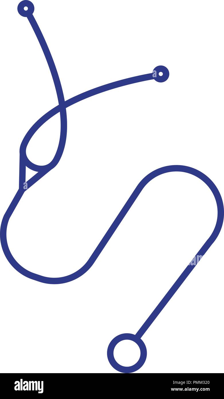 Blue stethoscope healthcare Stock Vector Images - Alamy