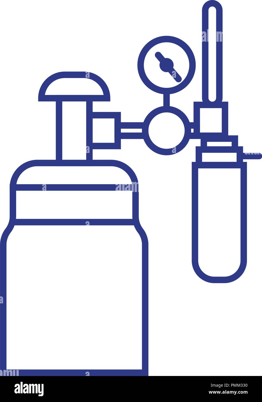 Radiation blue flat design Stock Vector Images - Alamy