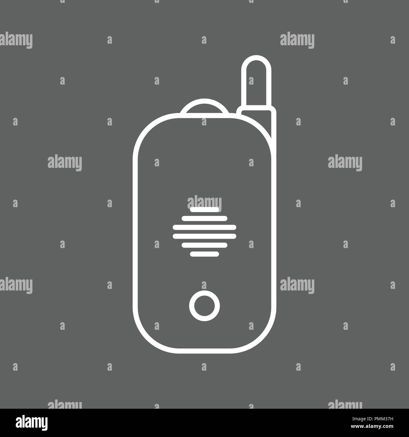 Medical device sign - vector linear style white Stock Vector Image ...