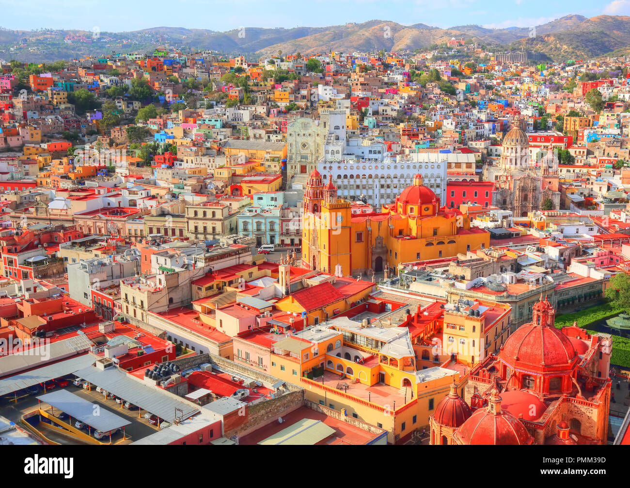Guanajuato, scenic city lookout Stock Photo - Alamy