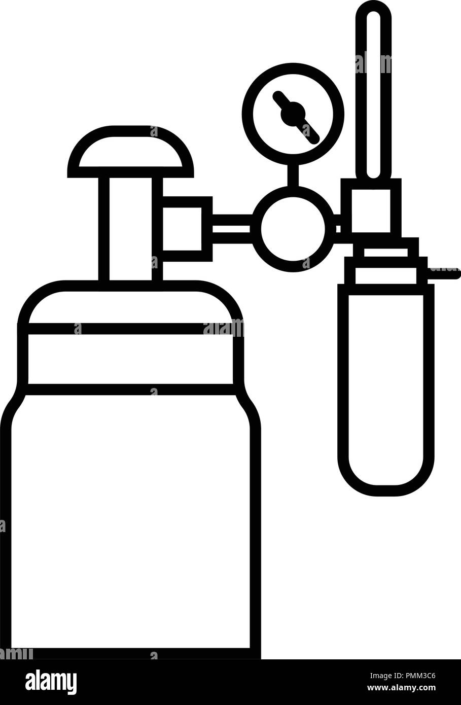 Medical devices - line art vector black Stock Vector Image & Art - Alamy