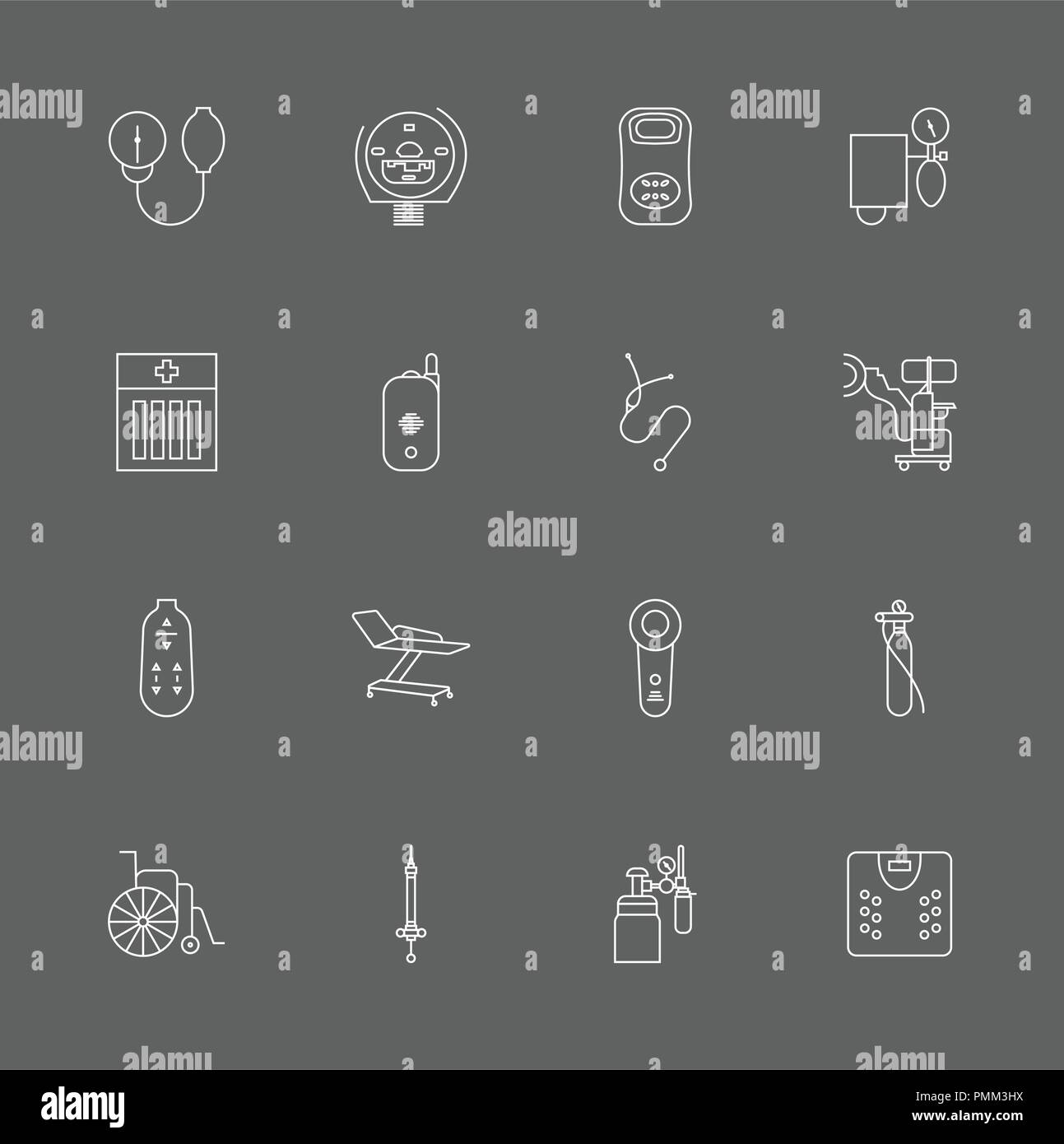 Medical equipment devices Stock Vector Images - Alamy