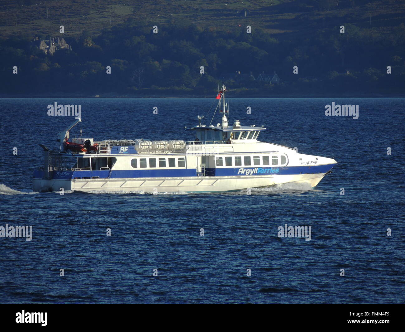 MV Argyll Flyer, a passenger ferry operated by Argyll Ferries on the ...