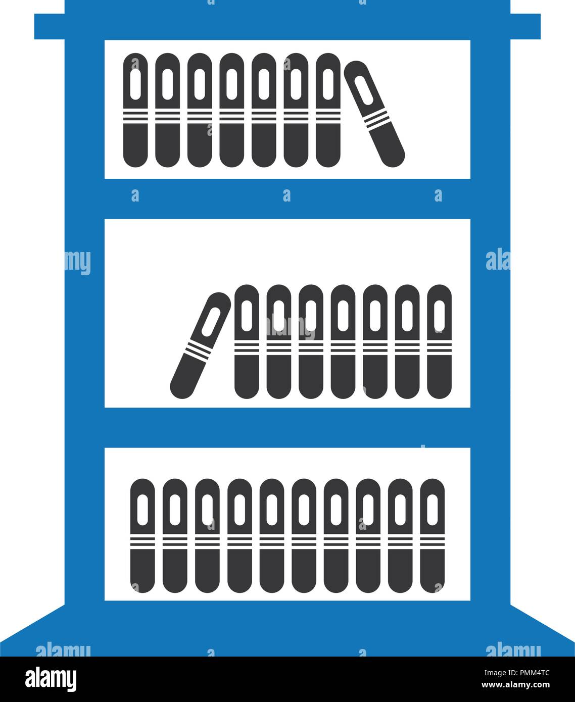 Blue rack Stock Vector Images - Alamy