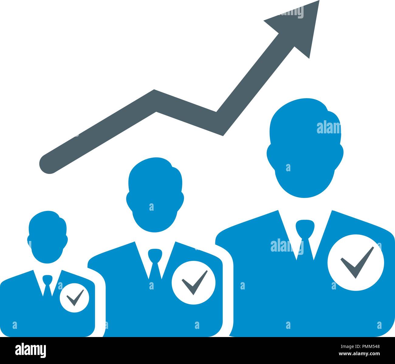 Growth Arrow Icon Vector