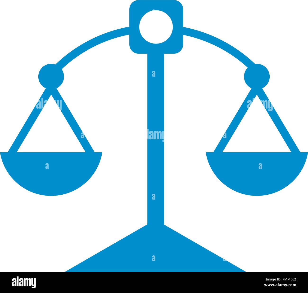 Blue scale icon isolated on Stock Vector Images - Alamy