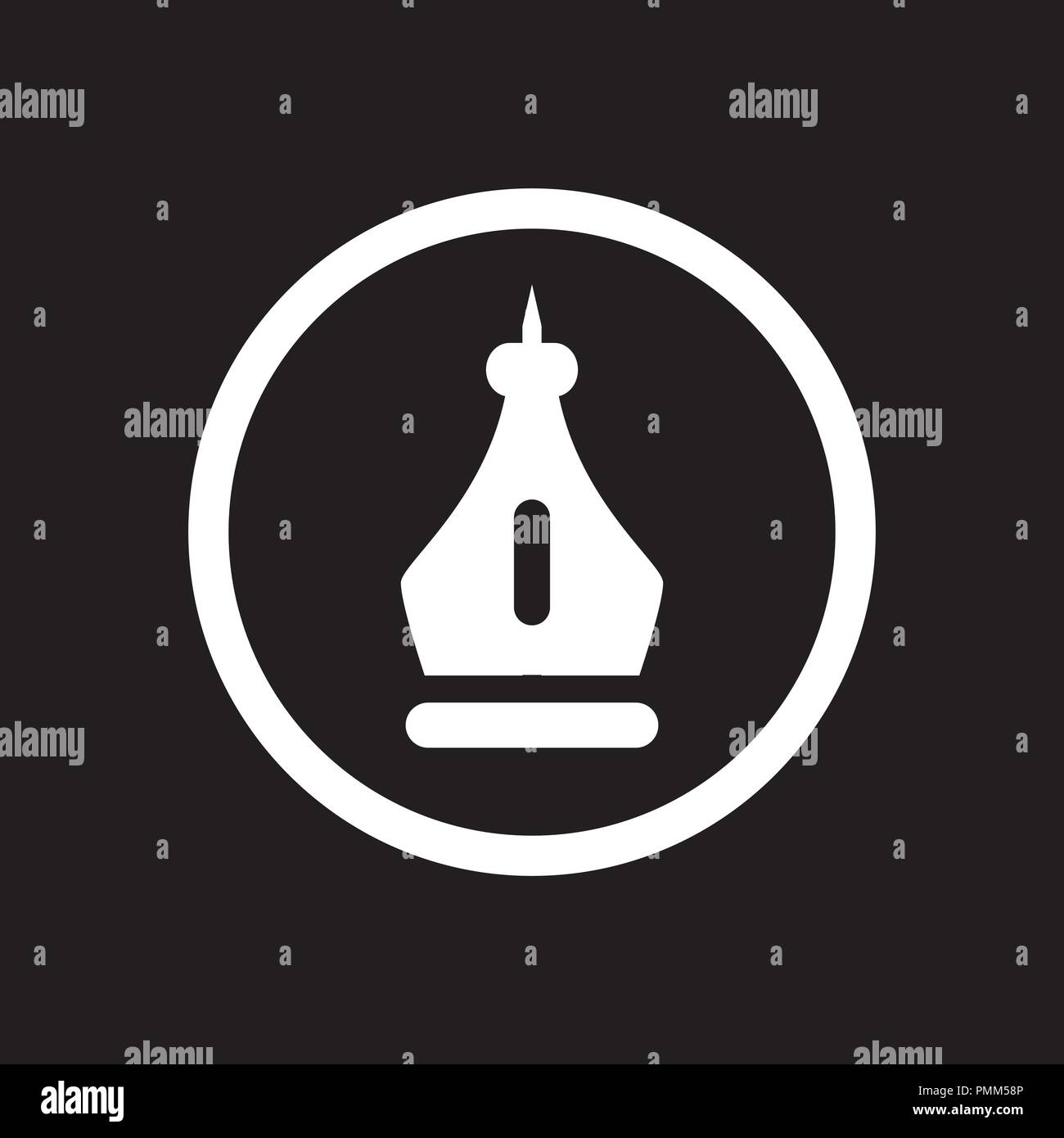 Pen nib icon hi-res stock photography and images - Alamy