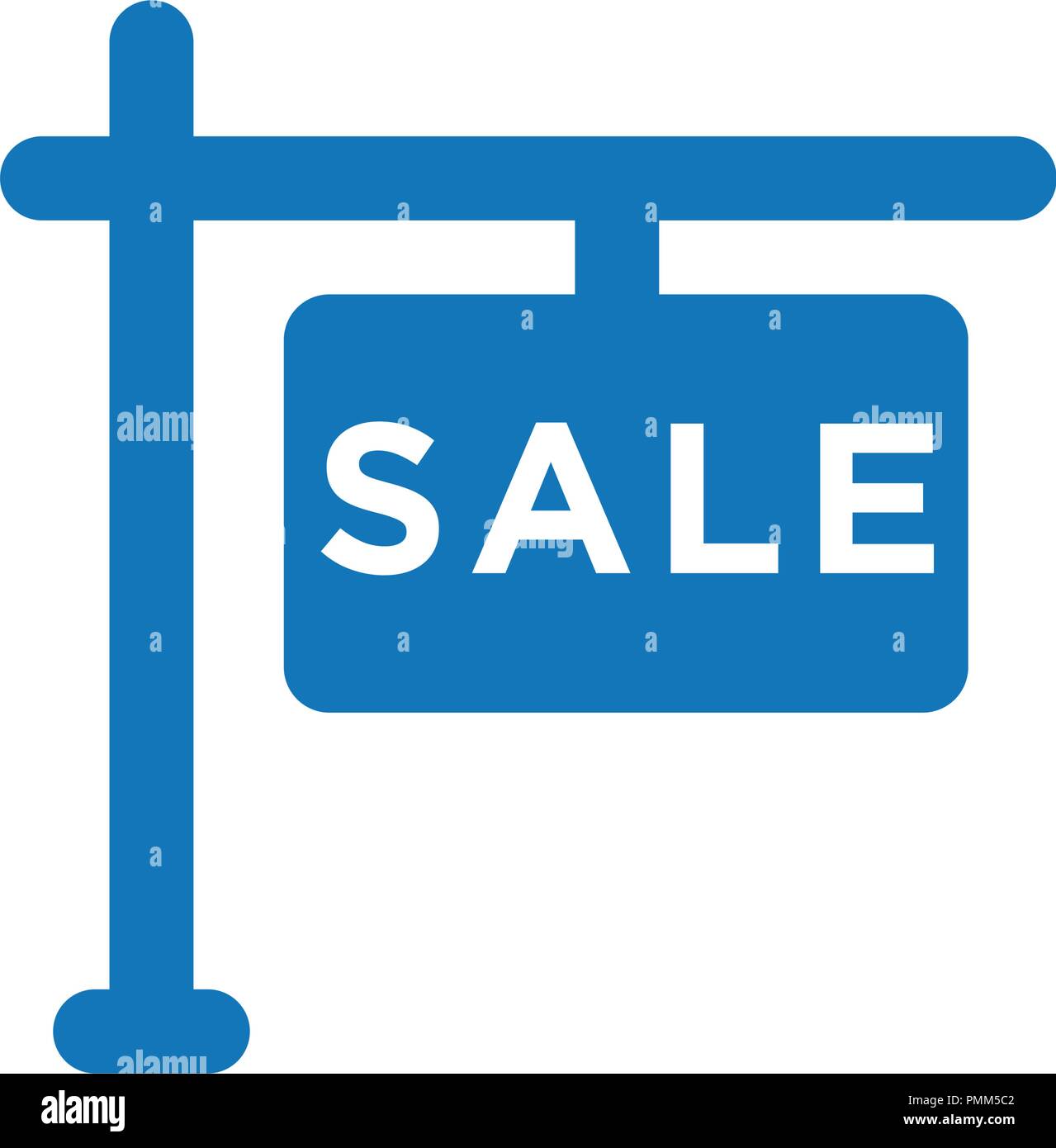 Vector sale sign icon blue Stock Vector Image & Art - Alamy